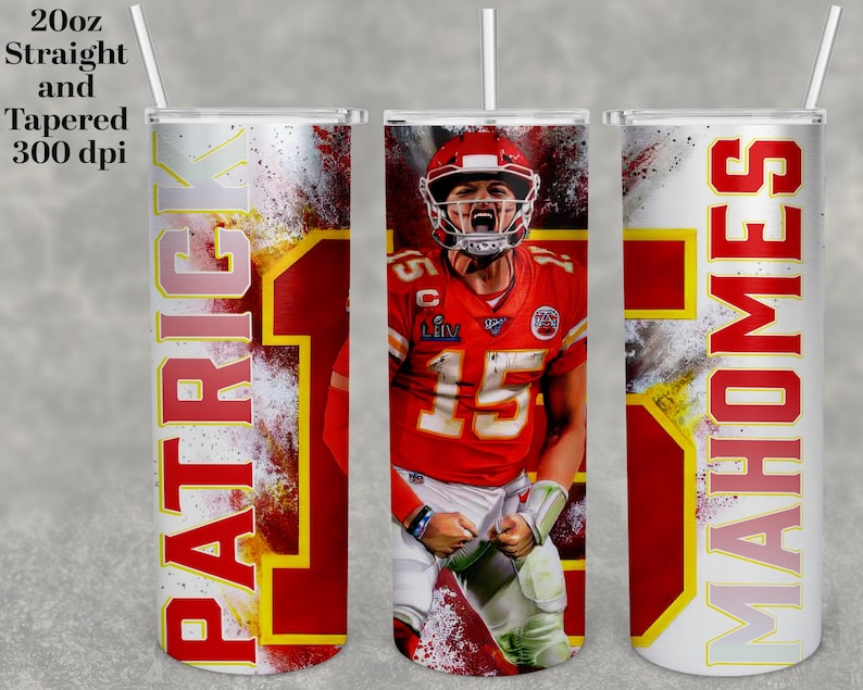 Patrick Mahomes Tumbler Design 20oz (only Digital Product) - Etsy