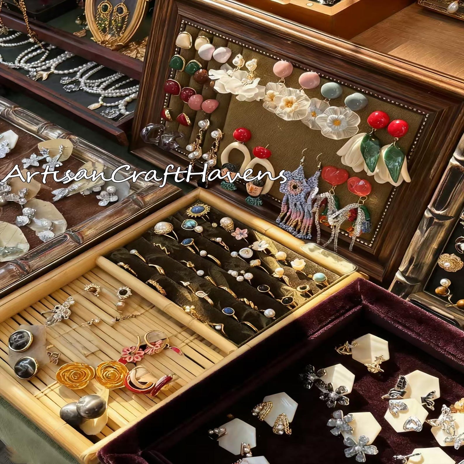 Vintage Jewelry Blind Jar – Surprise Treasure Box With Rings, Earrings ...