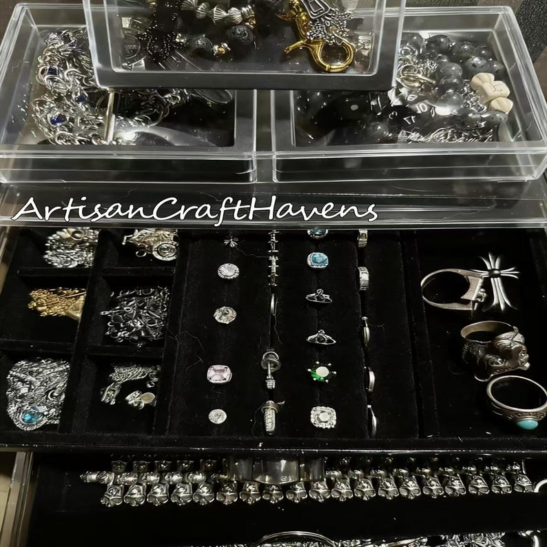Vintage Jewelry Blind Jar – Surprise Treasure Box With Rings, Earrings ...