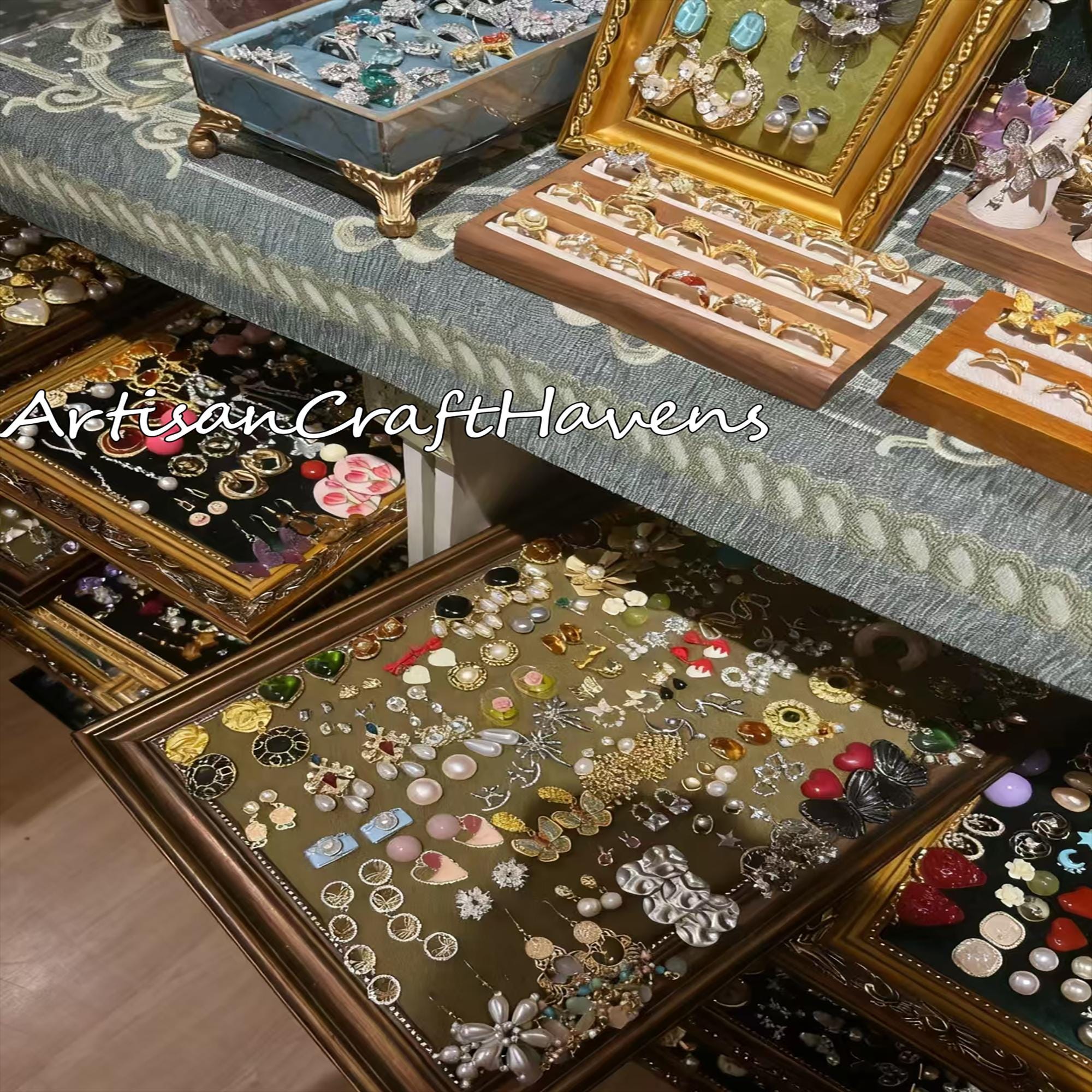 Vintage Jewelry Blind Jar – Surprise Treasure Box With Rings, Earrings ...