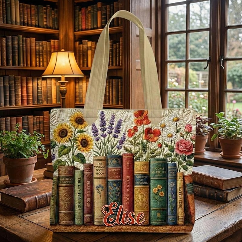 Canvas Tote With Quilting - Etsy