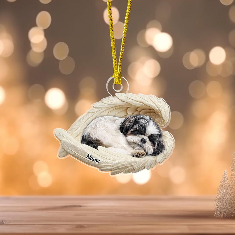 Shih Tzu Christmas Ornaments - Etsy