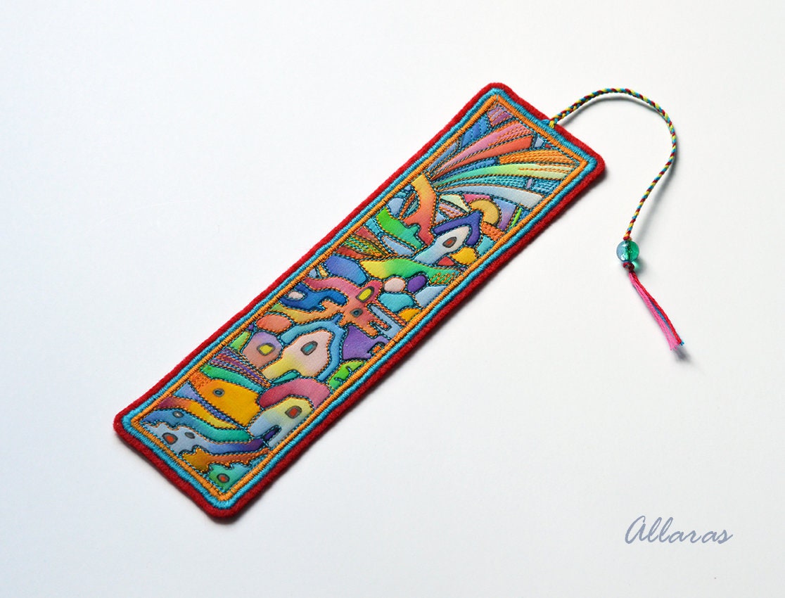Unique Bookmark Hand Painted. Hand Painted Silk. Back to | Etsy