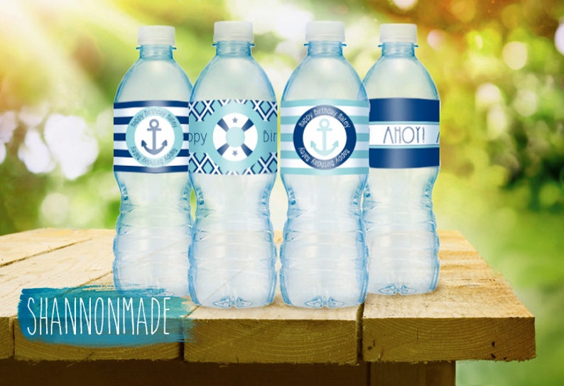 Happy Birthday Nautical Party Bundle Decor Set - Etsy