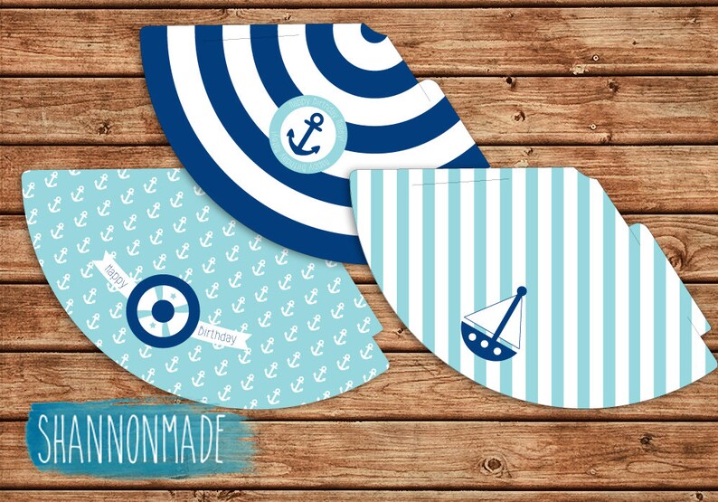 Happy Birthday Nautical Party Bundle Decor Set - Etsy