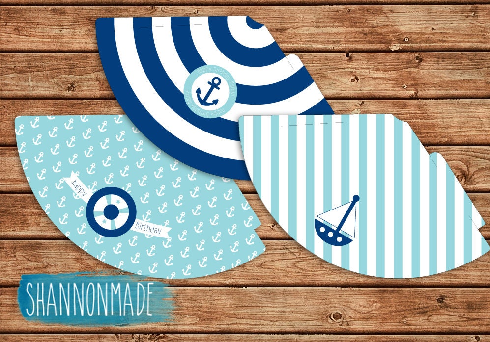Happy Birthday Nautical Party Bundle Decor Set - Etsy