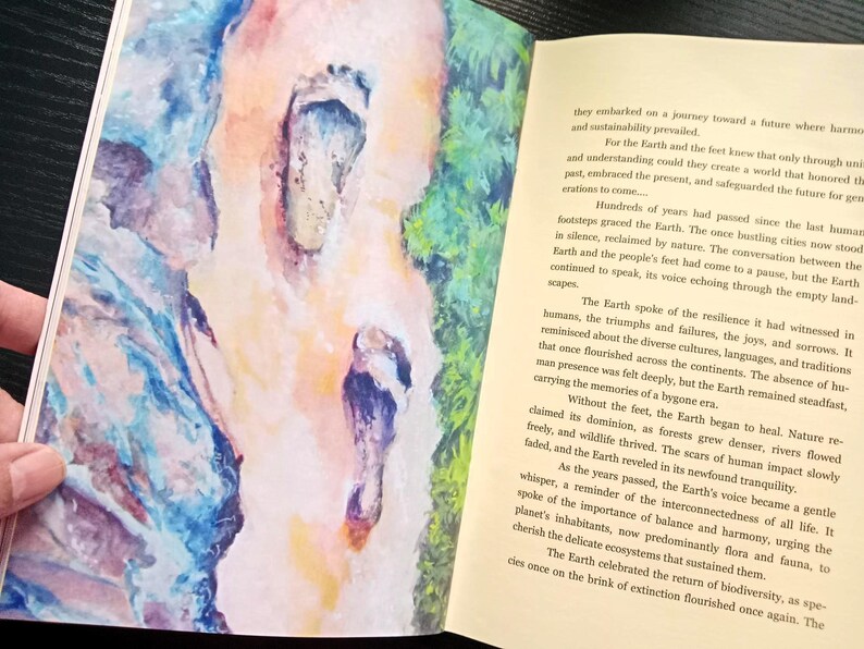 Echoes of Resilience: Illustrated Short Story Zine, Full Color ...