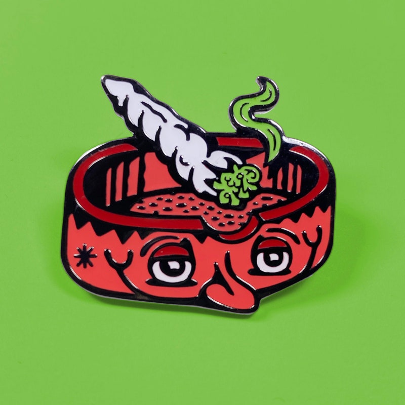 Weed Enamel Pin - Etsy