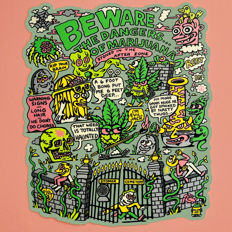 Stoner Stickers - Etsy