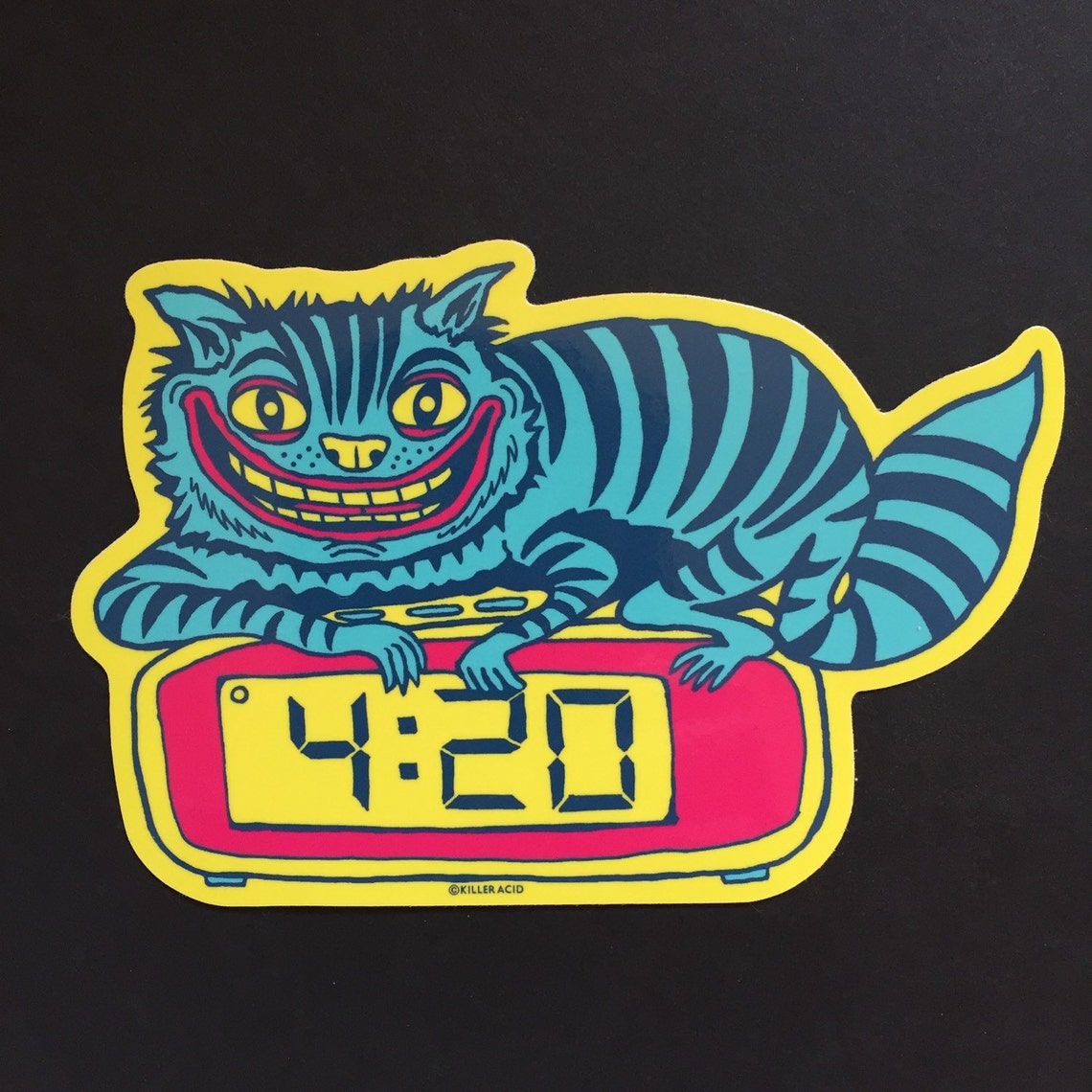 4:20 Cat Sticker - Etsy