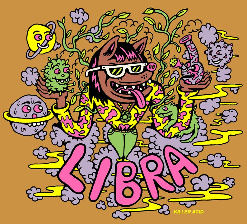 Libra Button - Etsy