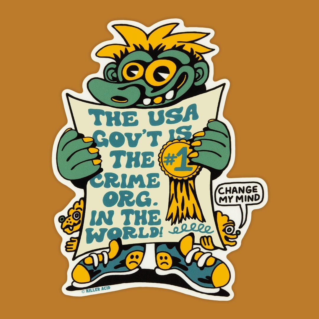 USA Government Sticker - Etsy