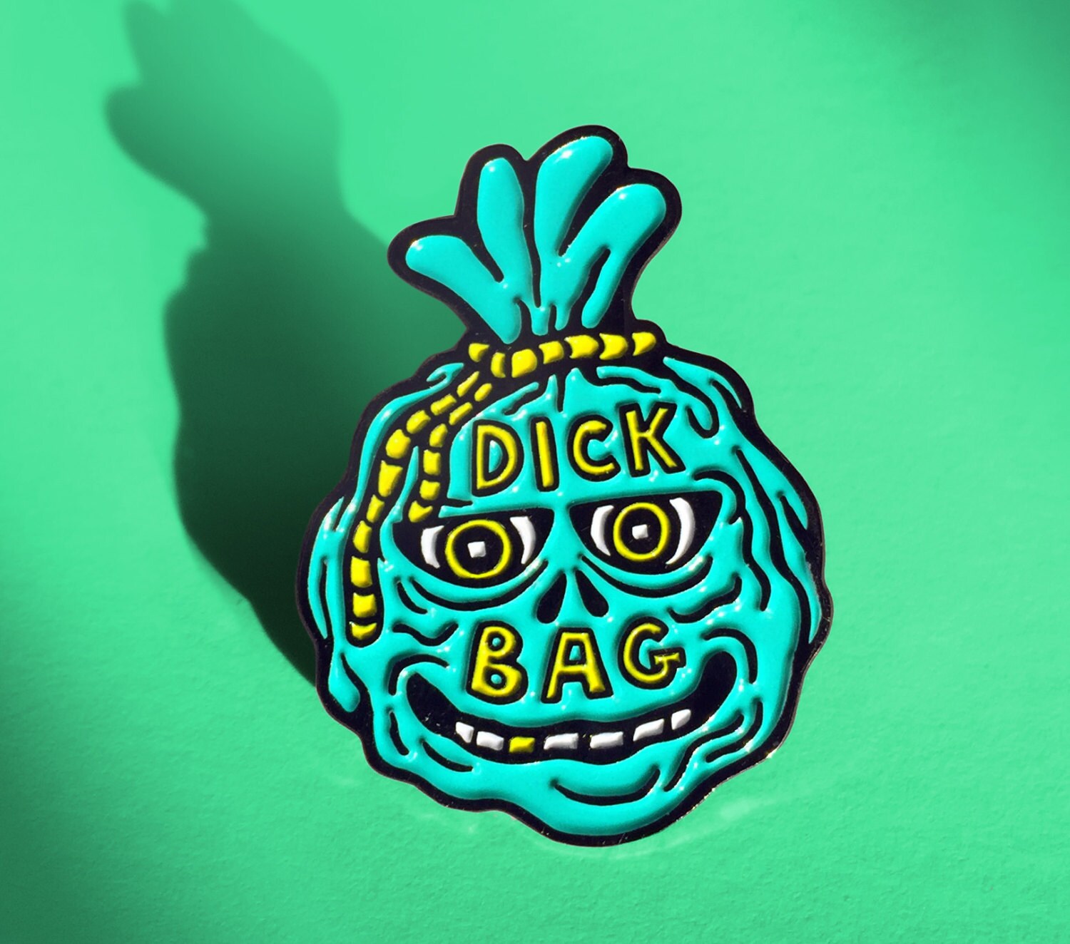 Dick Bag Enamel Pin