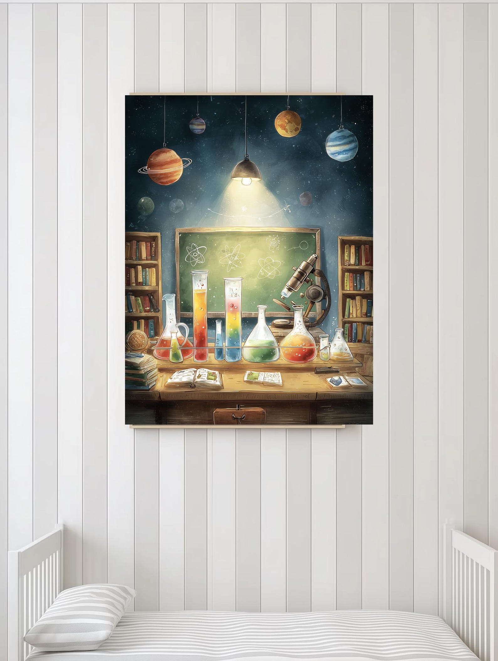 Rainbow Science Lab – Nursery Wall Art, Kids Room Decor, Printable ...