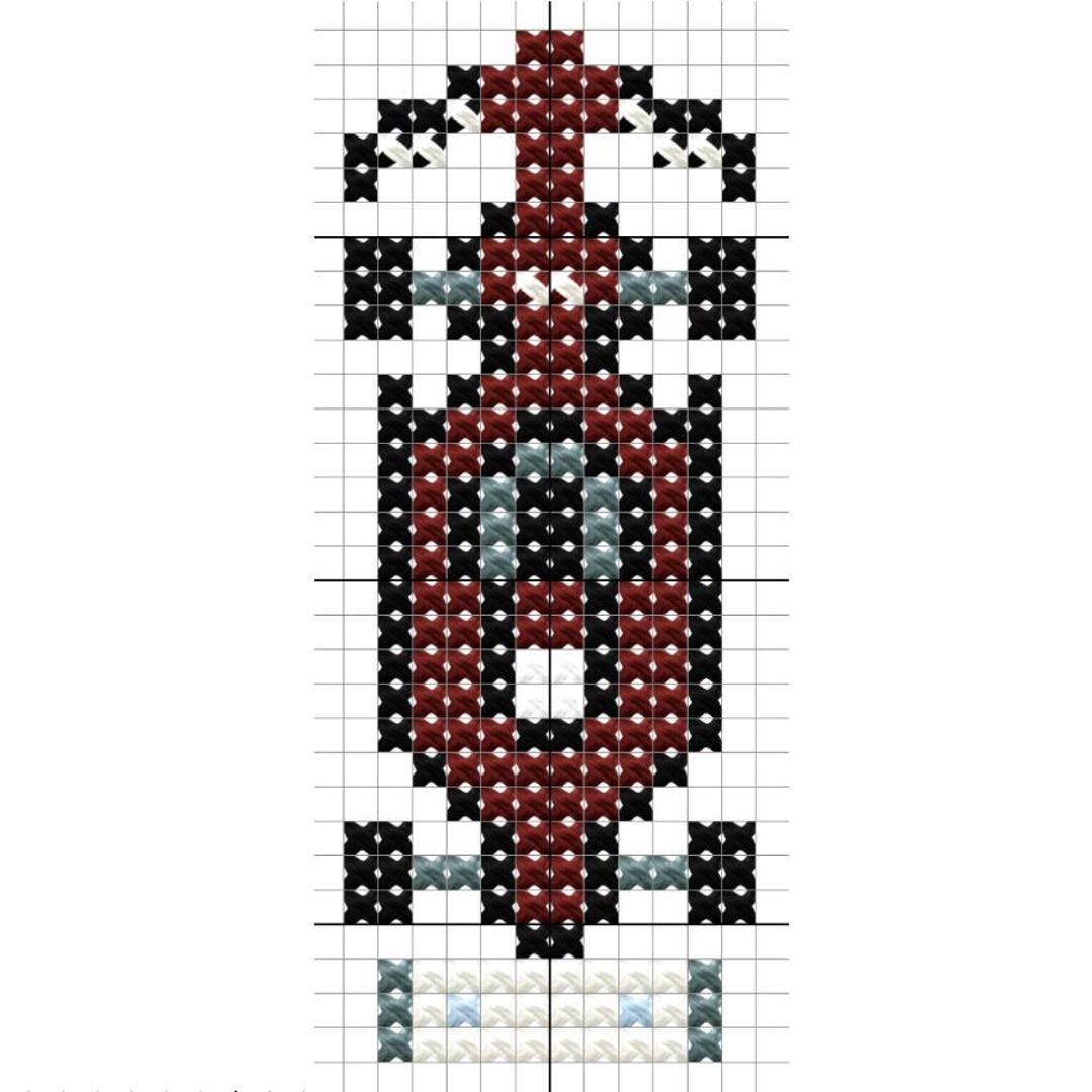 Mini F1 Design – Ferrari 2025 – Cross Stitch & Beads (PDF Download ...