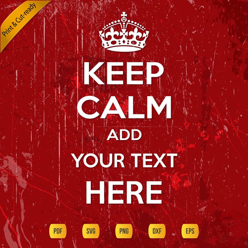 Keep Calm Shirt - Etsy