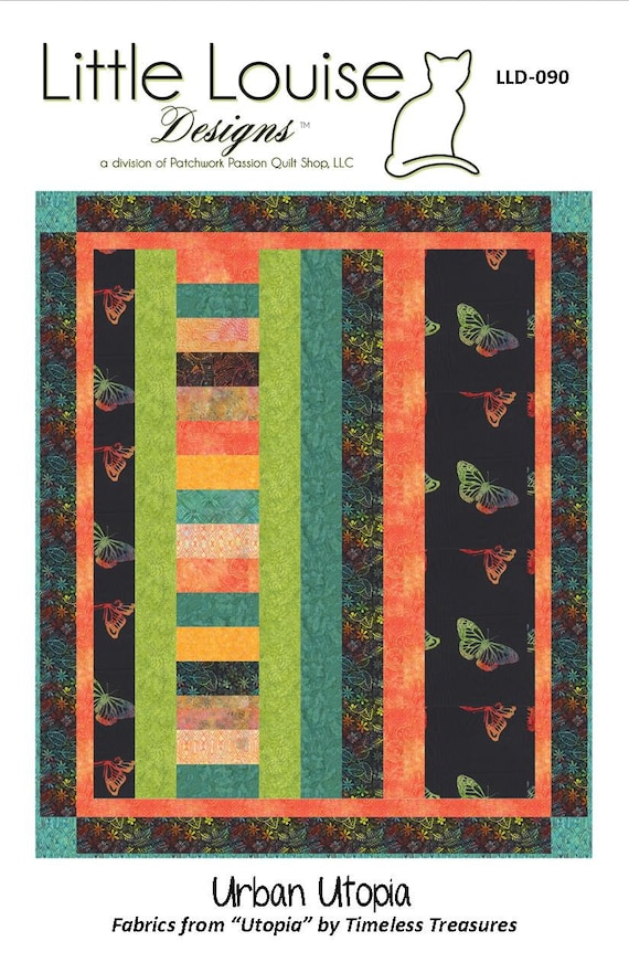 Quilt Pattern Urban Utopia Modern quick Easy Great - Etsy