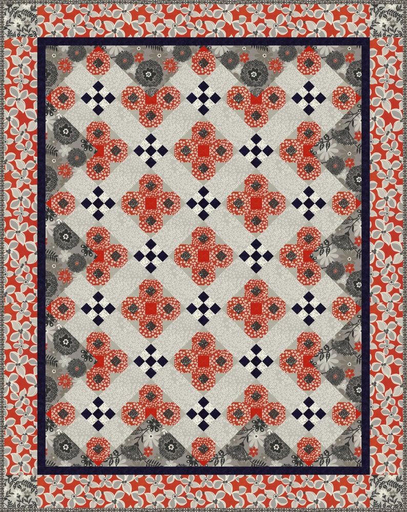 Putting on the Ritz Quilt Pattern - Intermediate - Sizes Crib to Queen ...