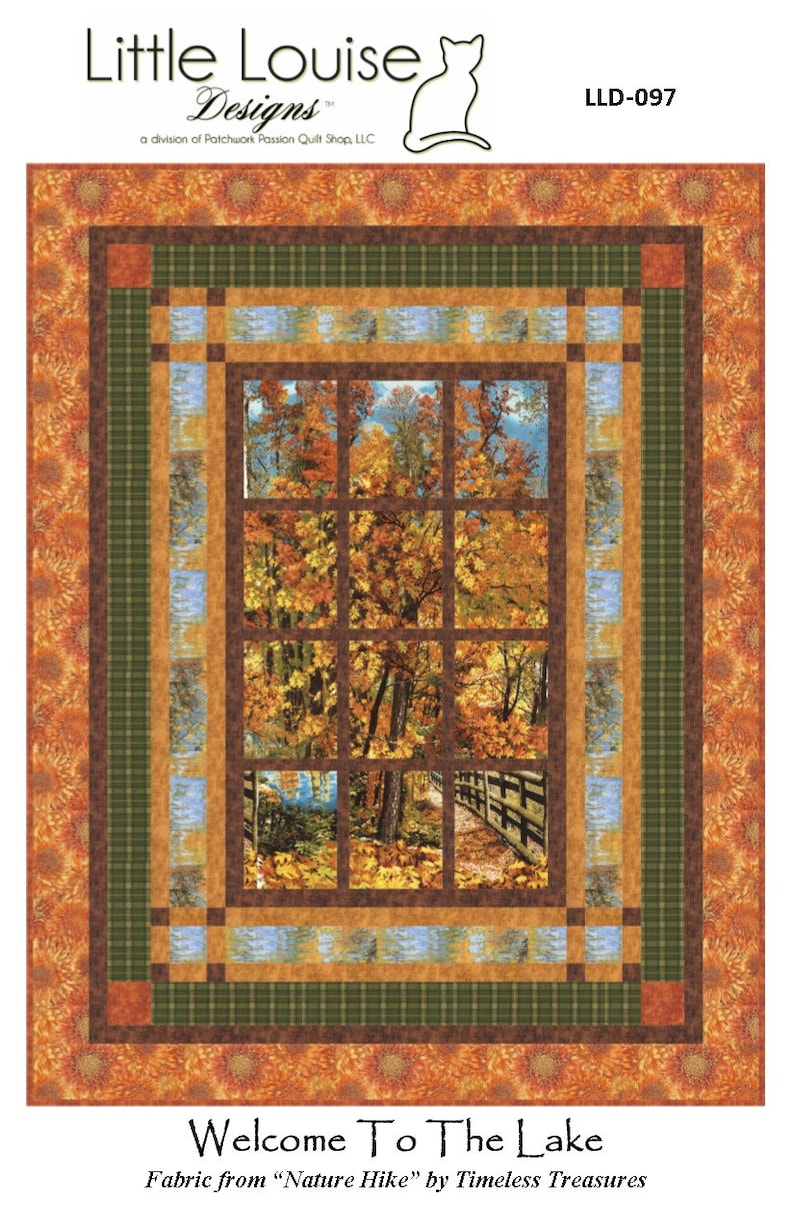 Quilt Pattern Welcome to the Lake Scenic Wall Quilt PDF | Etsy