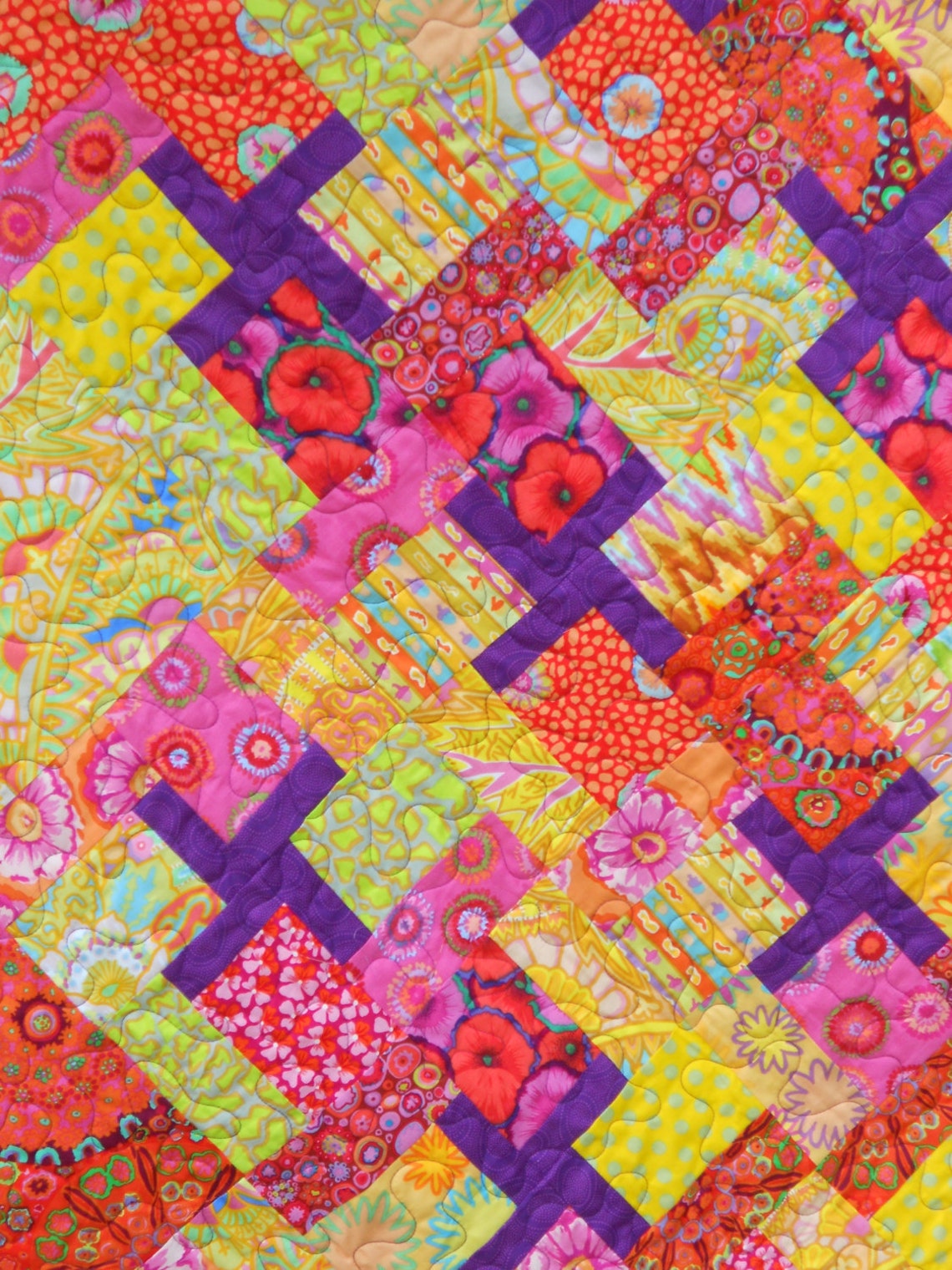 Tequila Sunrise Quilt Pattern - Fat Quarter Friendly - INSTANT DOWNLOAD ...