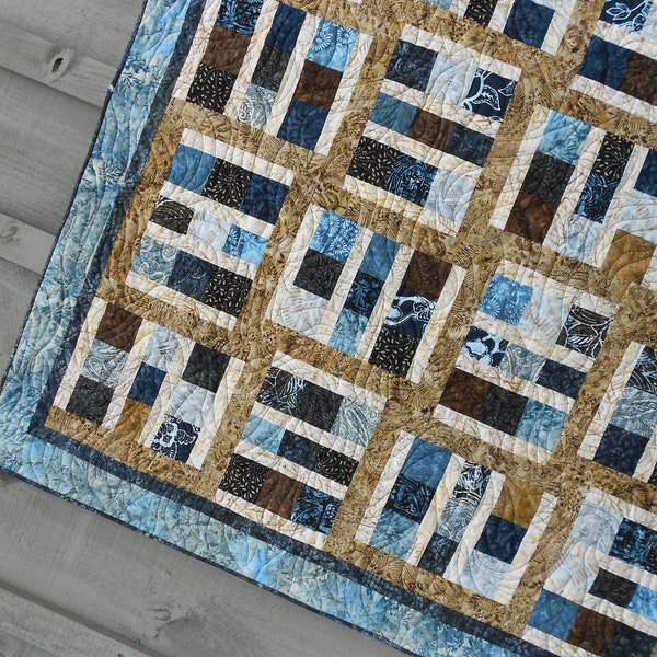 Masculine Quilt - Etsy