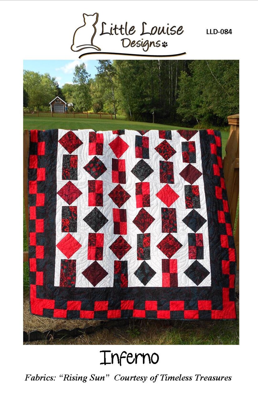 Quilt Pattern - Inferno - PDF INSTANT DOWNLOAD - Sizes From Crib to ...