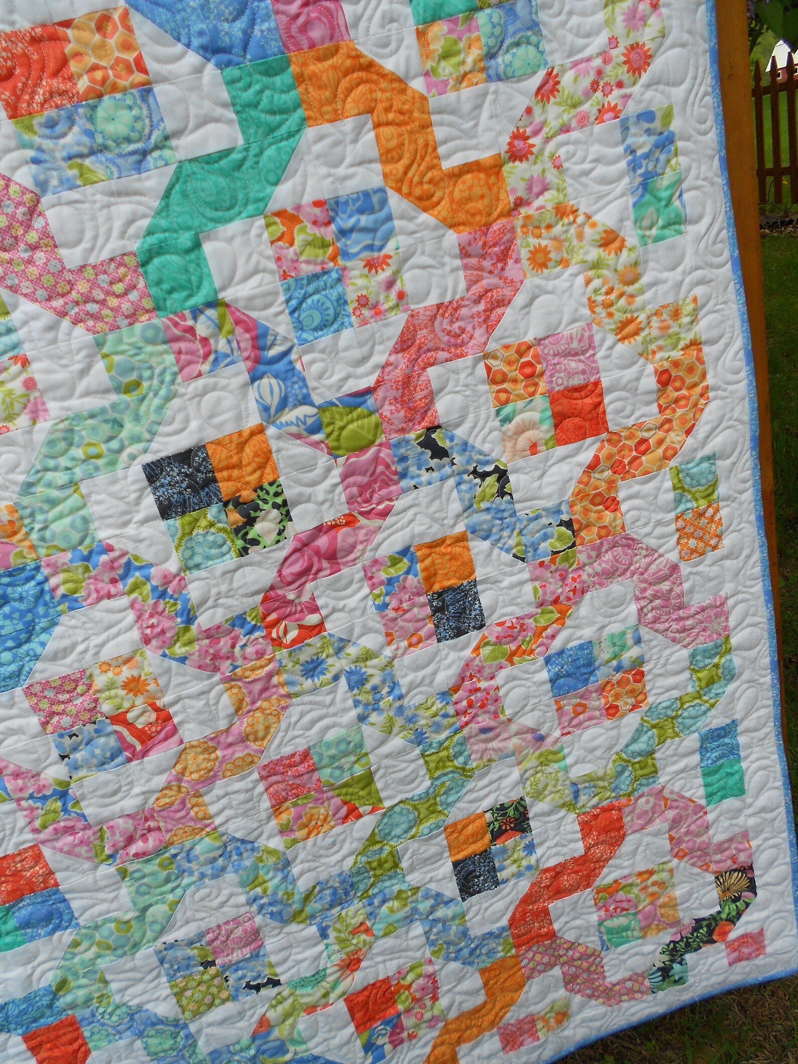 Winding Nine Patch Quilt Pattern PDF INSTANT DOWNLOAD Layer Cake or ...