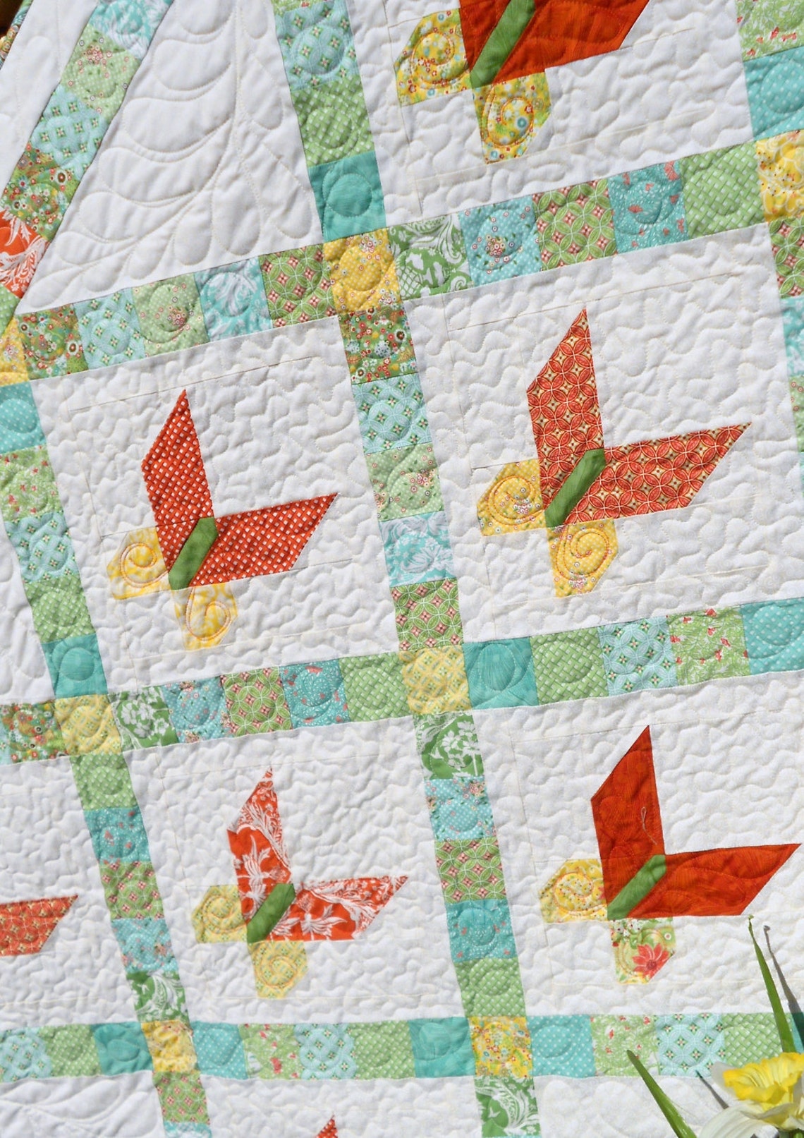 Petit Papillon Baby Quilt and Table Runner Pattern PDF | Etsy