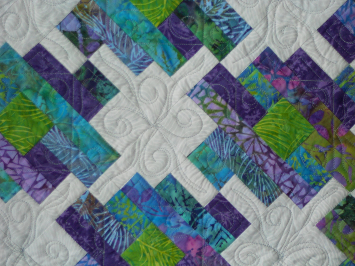Blue Lagoon Quilt Pattern - - Baby to King Size - Layer Cake Friendly ...