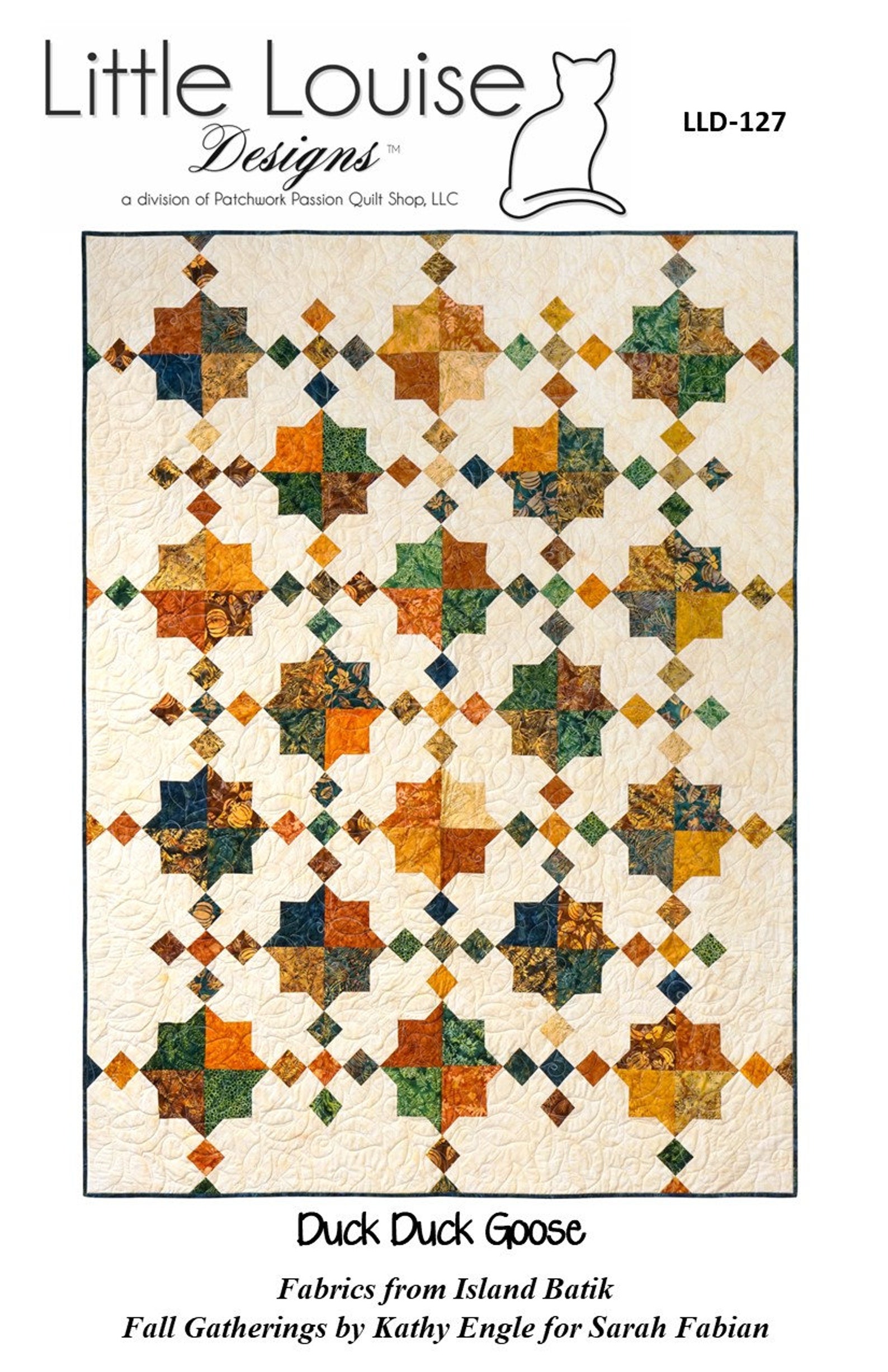 Duck Duck Goose Fall Gatherings Quilt Pattern by Little Louise Designs ...