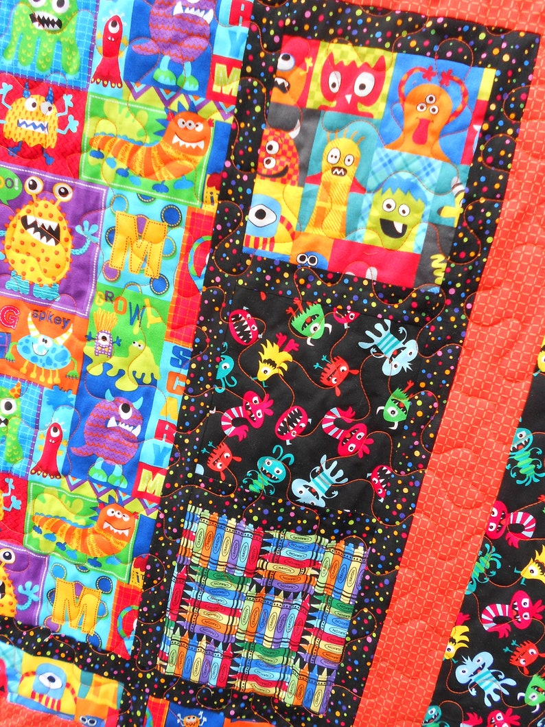 Baby Quilt Pattern Forest Frolic Crib Size Quilt With Pillow - Etsy Canada