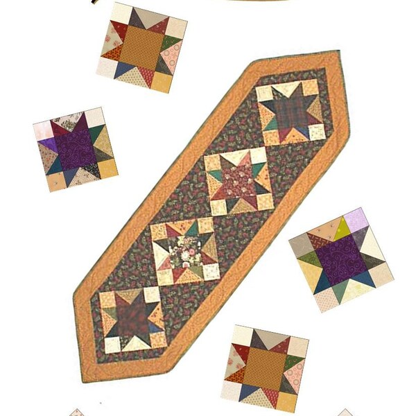 Quilted Table Runner Patterns - Etsy