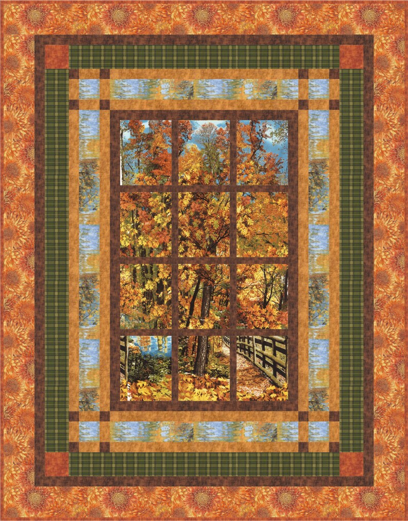 Quilt Pattern Welcome to the Lake Scenic Wall Quilt PDF | Etsy