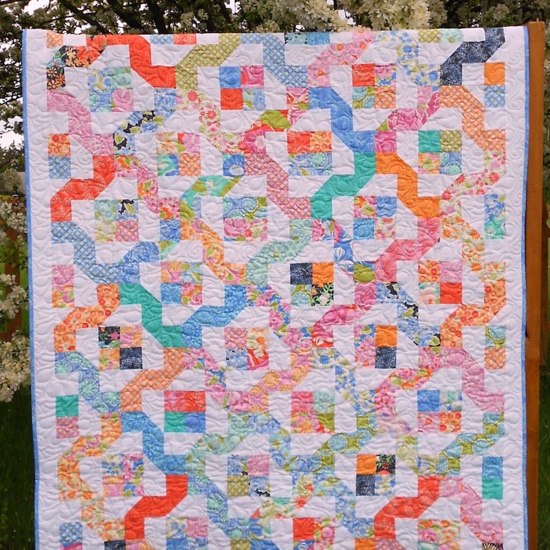Nine Patch Quilt - Etsy