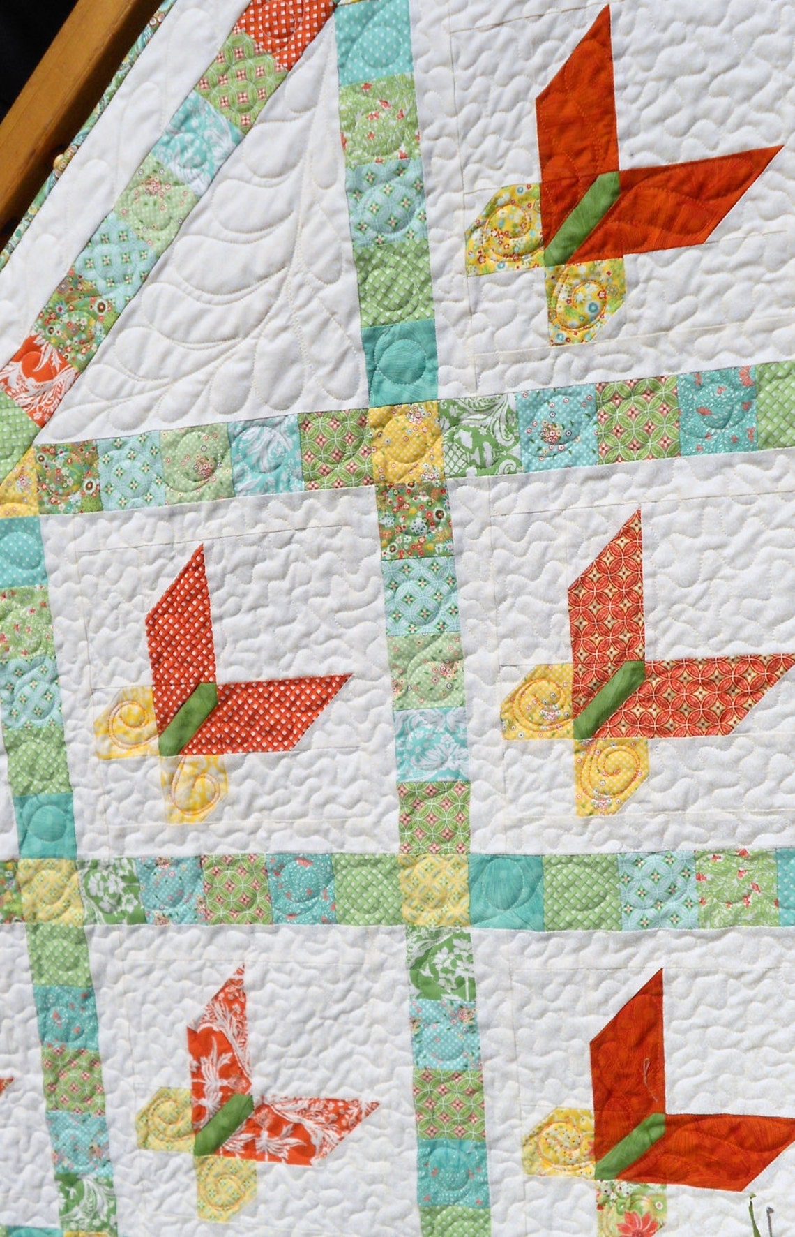 Petit Papillon Baby Quilt and Table Runner Pattern PDF | Etsy