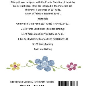 Prairie Gate Window Quilt Pattern - PDF INSTANT DOWNLOAD - Etsy
