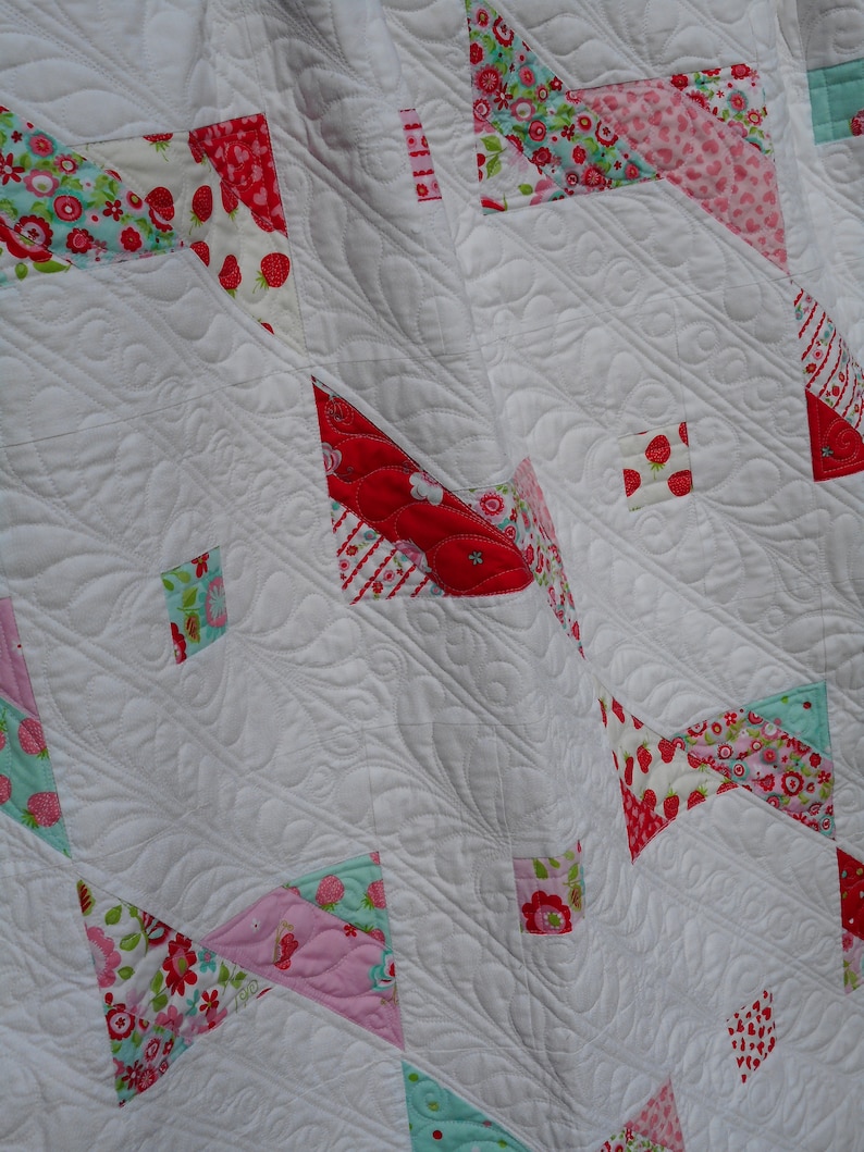 Modern Quilt Pattern A Banner Day Jelly Roll Pattern Sizes - Etsy