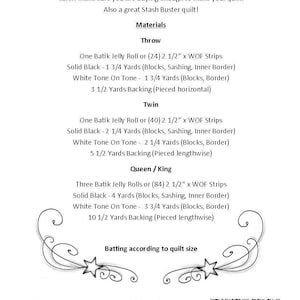 Star Jam Quilt Pattern: Jelly Roll Friendly (hard Copy) - Etsy