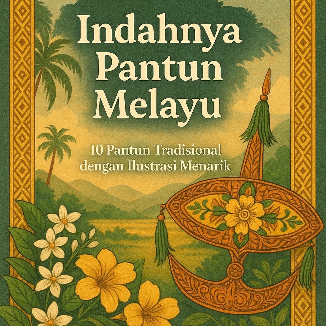 Printable Malay Pantun Book for Kids | 10 Rhyming Poems With ...