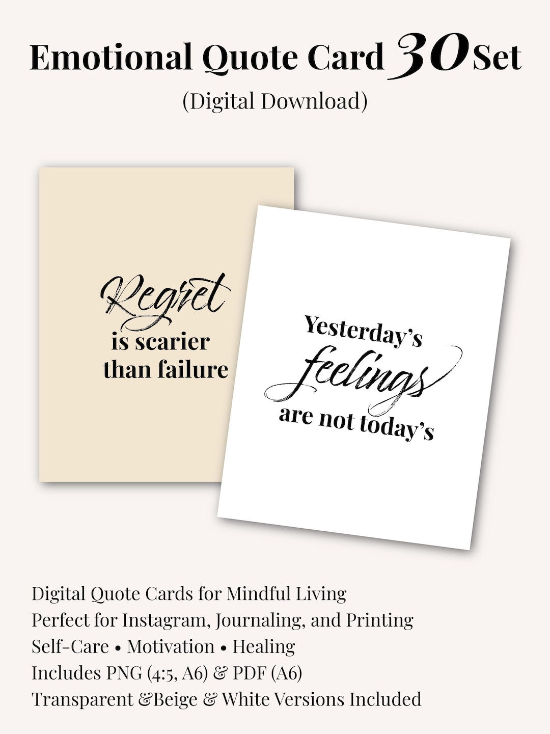 When I Feel Anxious – Printable Motivational Quotes for Anxiety | Self ...