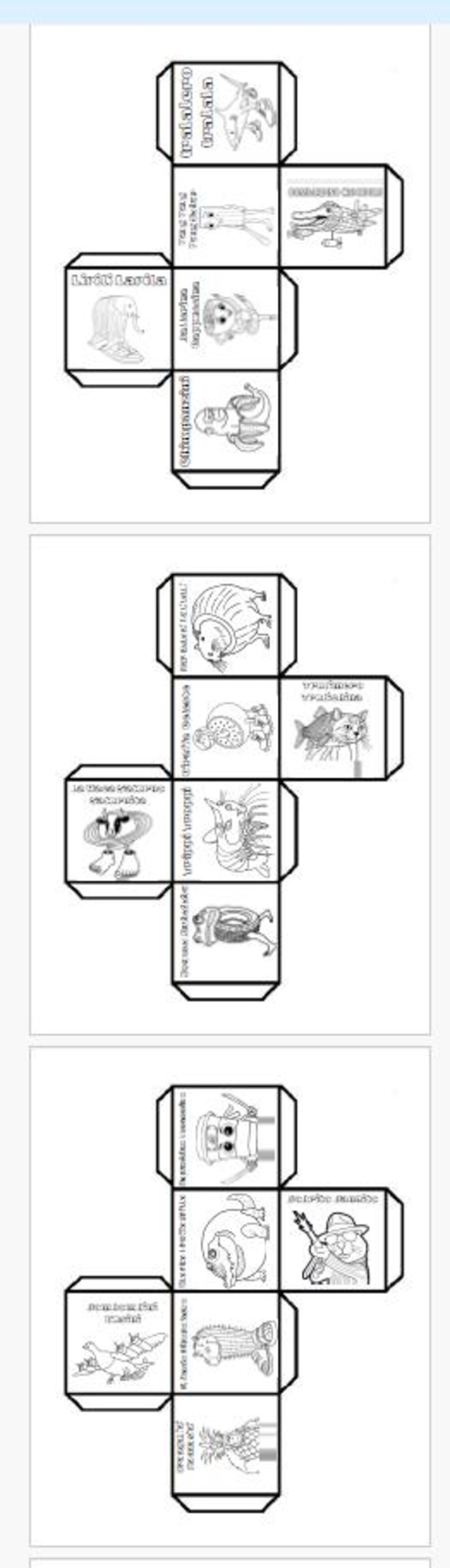 Italian Brainrot Coloring Cube – Printable Meme Animal Chaos - Etsy