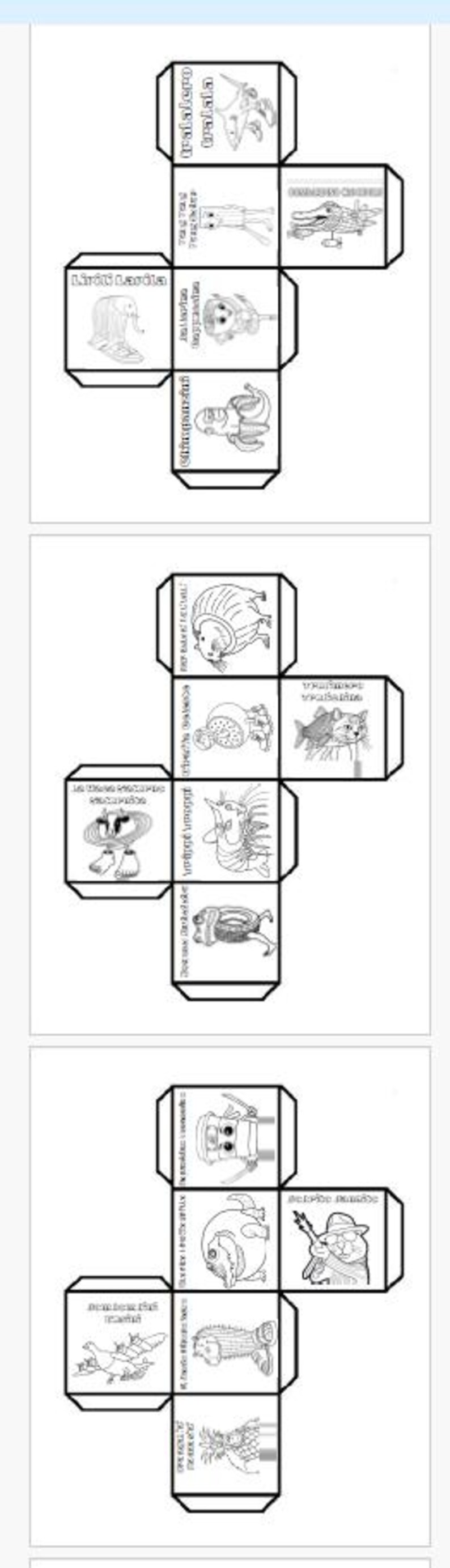 Italian Brainrot Coloring Cube – Printable Meme Animal Chaos - Etsy