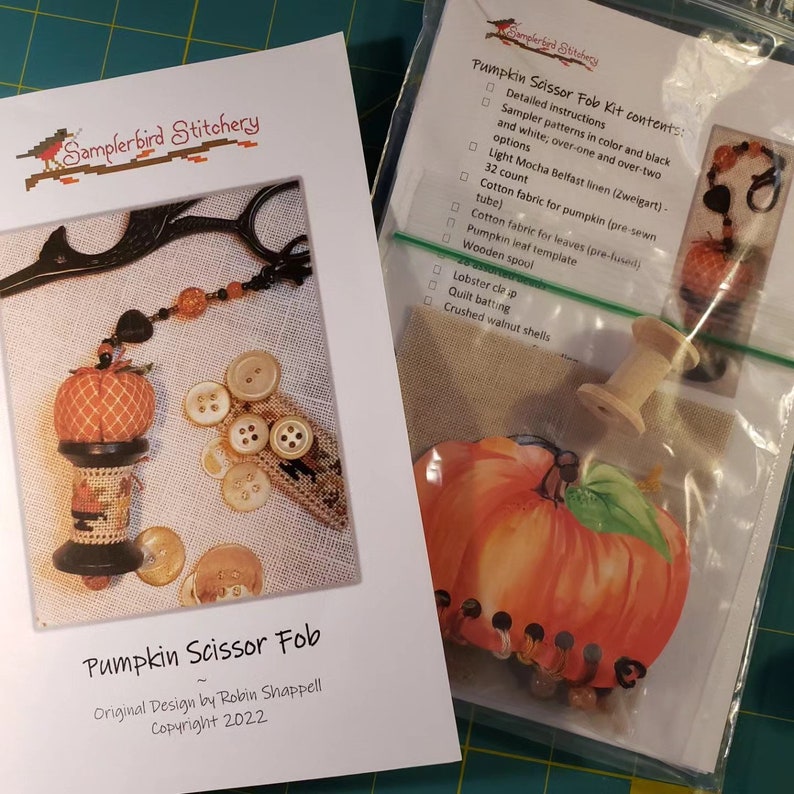 Pumpkin Scissor Fob KIT - Etsy