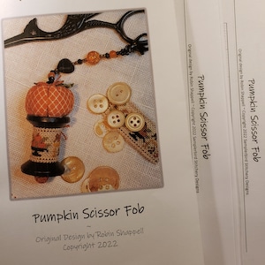 Pumpkin Scissor Fob KIT - Etsy