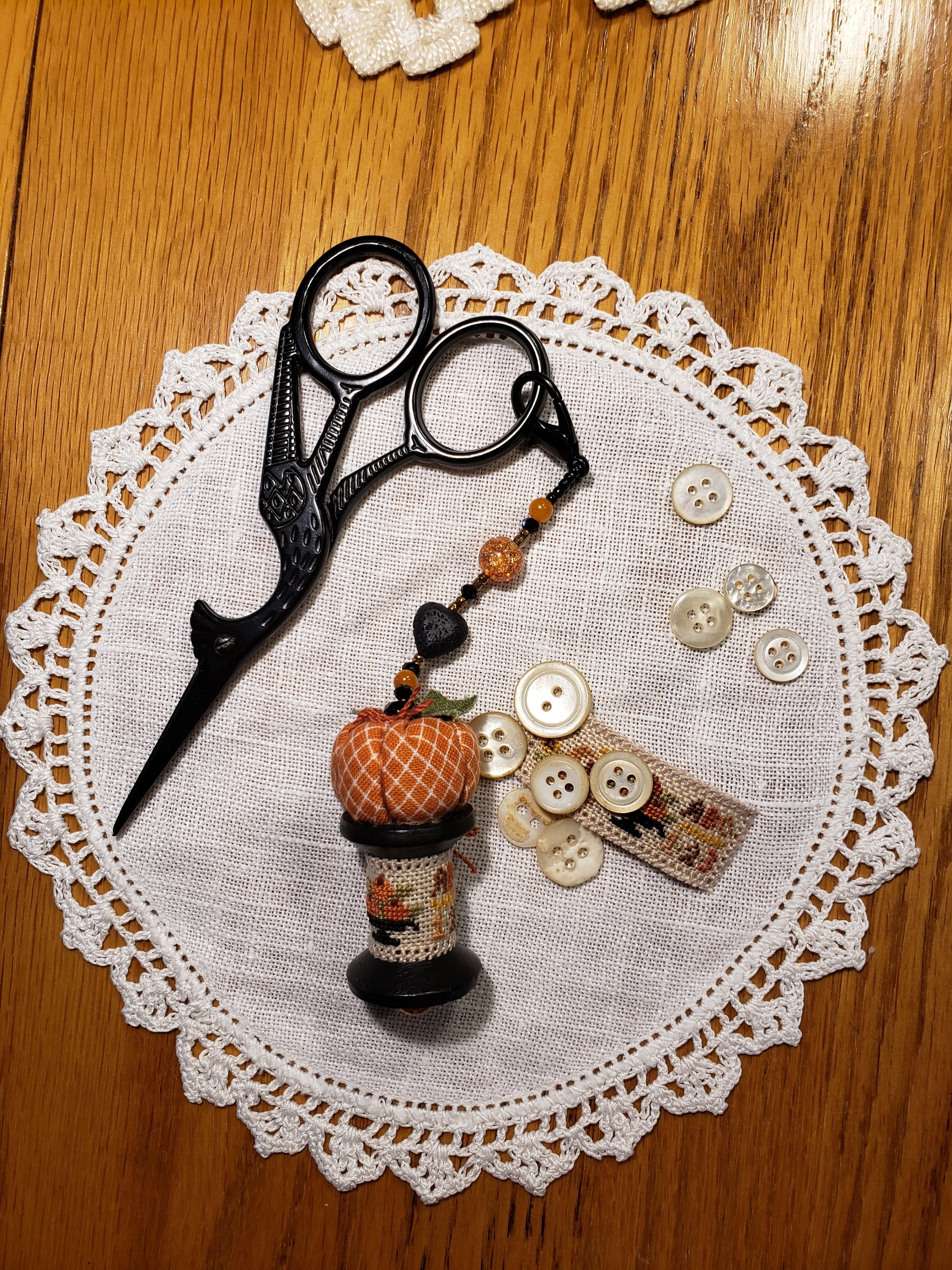 Pumpkin Scissor Fob KIT - Etsy