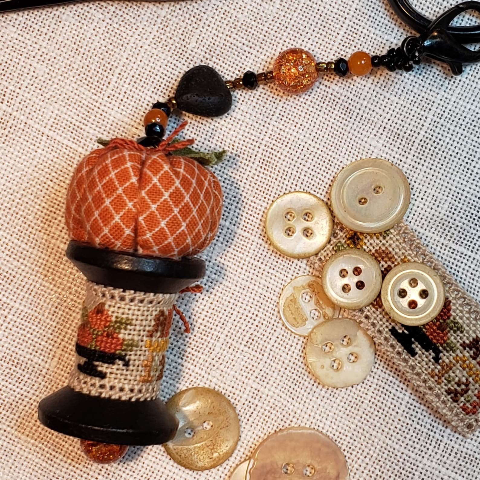 Pumpkin Scissor Fob KIT - Etsy