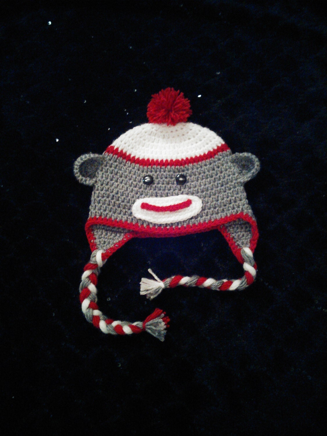 Sock Monkey Crochet Hat Pattern - Etsy