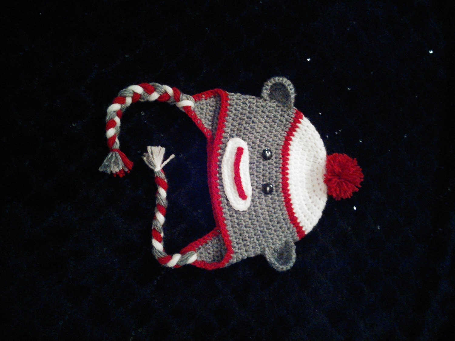 Crochet Sock Monkey Hat Pattern - Etsy