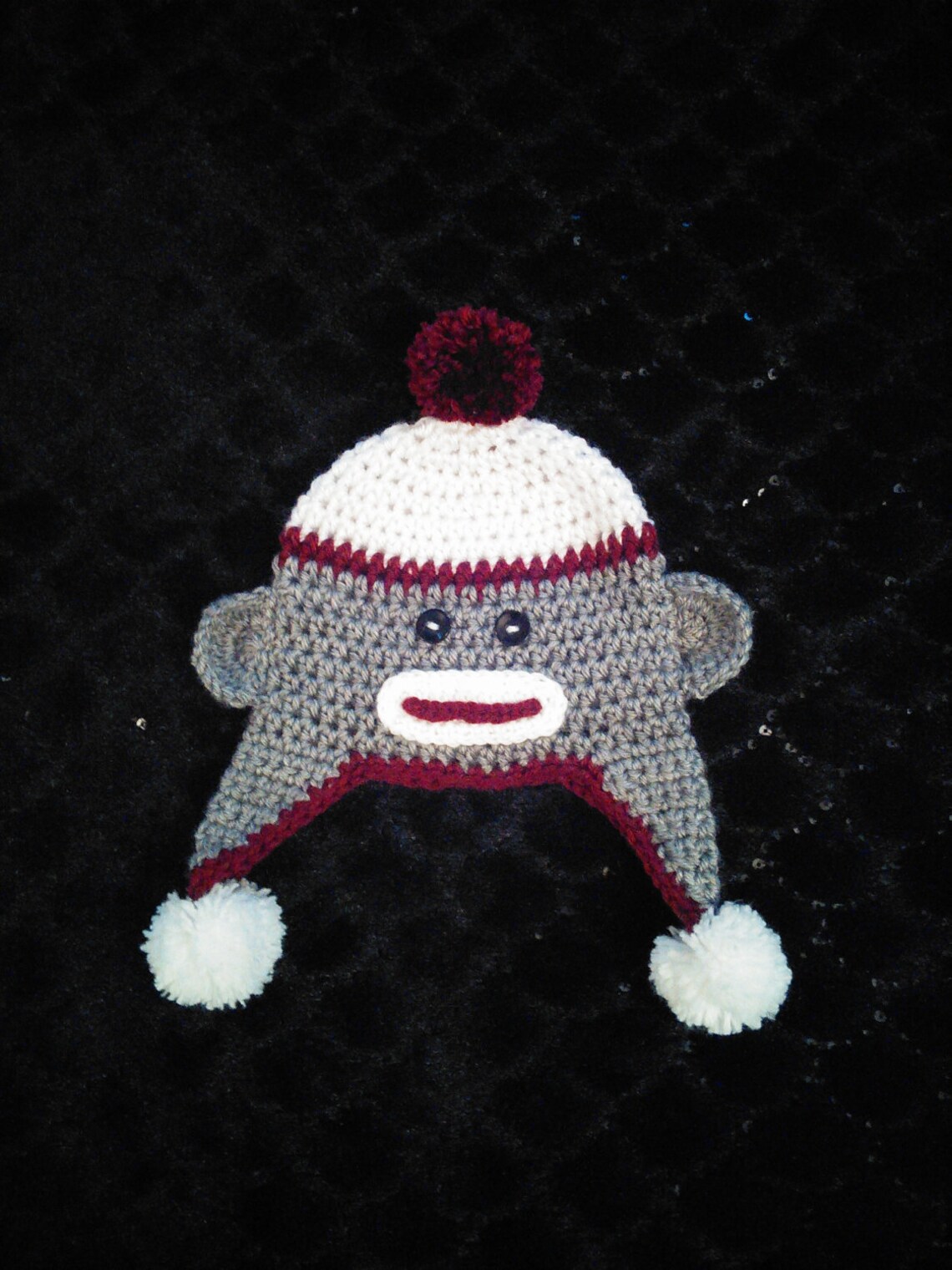 Crochet Sock Monkey Hat Pattern ....................... - Etsy