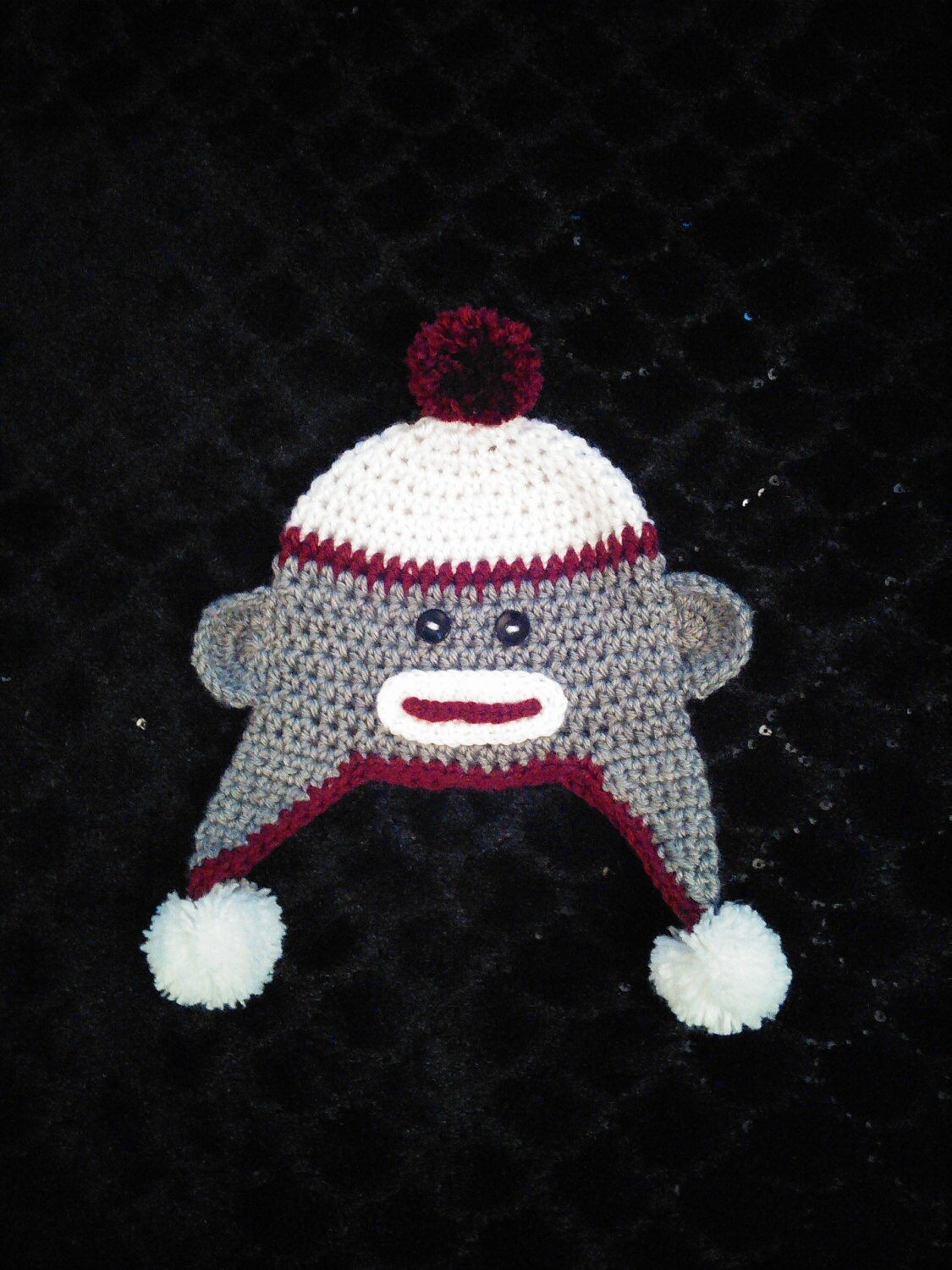 Crochet Sock Monkey Hat Pattern ....................... - Etsy